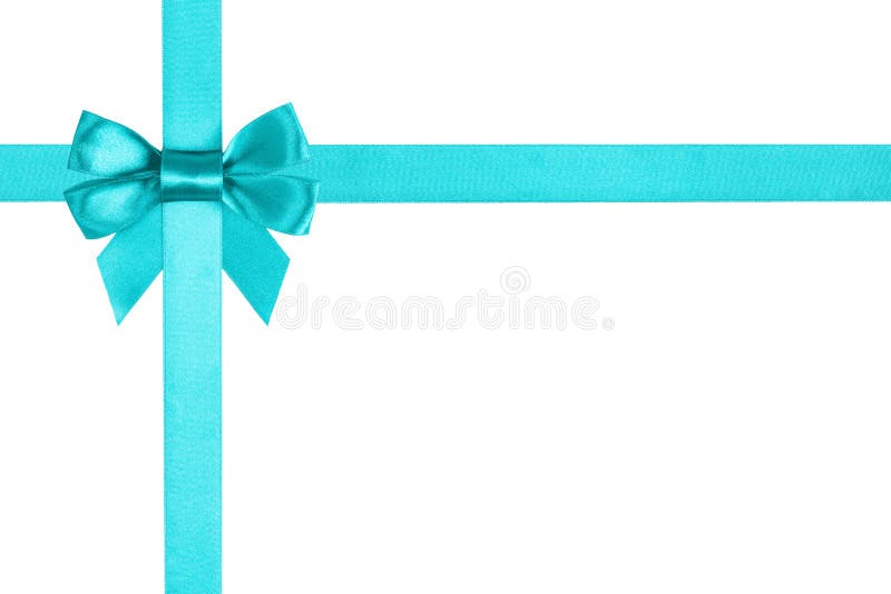 Blue Handmade Ribbon with Bow Stock Image - Image of package, ribbon ...
