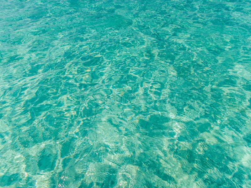 Turquoise Blue Sea Surface with Waves Background Stock Image - Image of ...