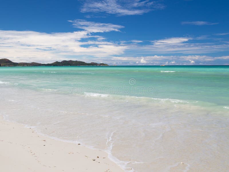 Turquoise blue sea stock image. Image of tranquil, coastline - 48326981