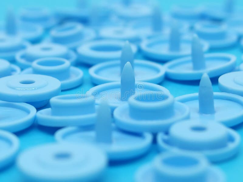 A Bunch of Blue Snap Buttons Stock Image - Image of snap, blue: 111495313