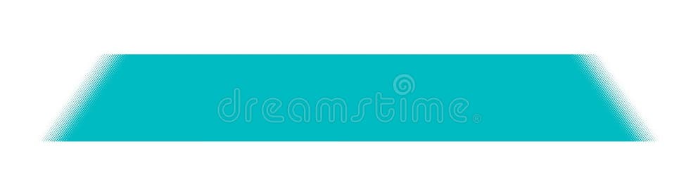 Turquoise Blue Stripe with Diagonal Dotted Sides Stock Illustration ...