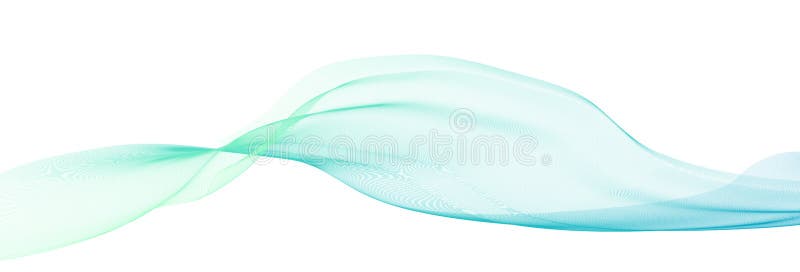 Turquoise Blue Transparent Veil. Subtle Vector Graphics Stock Vector ...