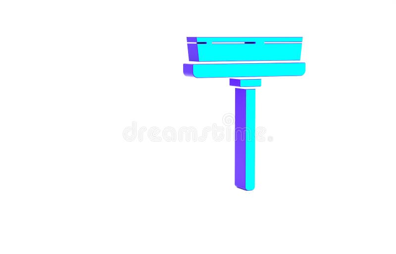 Turquoise Cleaning Service with of Rubber Cleaner for Windows Icon ...