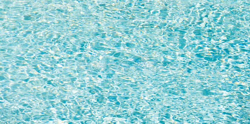 Turquoise Color Background of Swimming Pool Underwater with Ripples in ...
