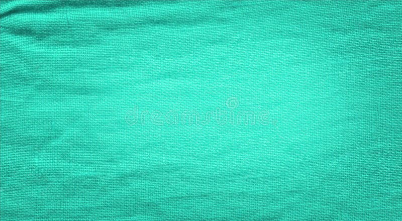 Turquoise Color Cotton Fabric Background Stock Image - Image of cloth ...