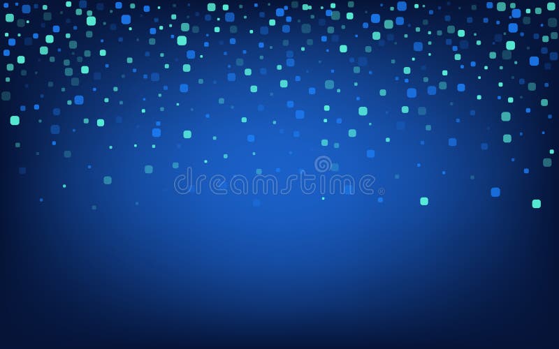 Turquoise Confetti Celebrate Blue Vector Stock Illustration ...