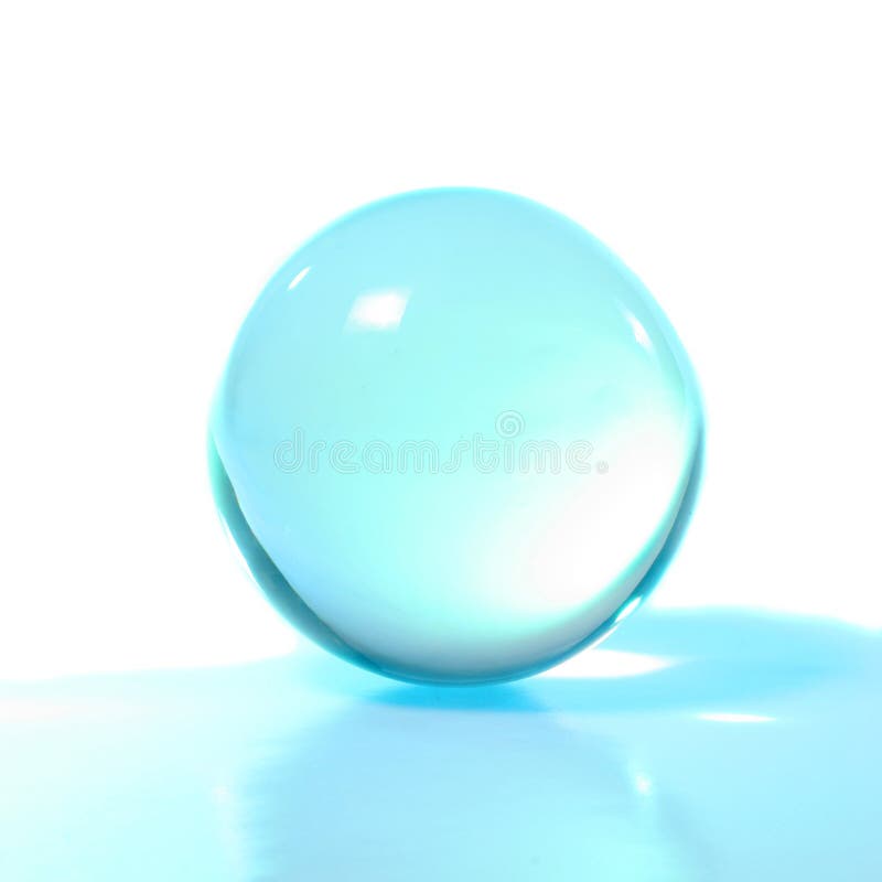 Turquoise crystal ball stock photo. Image of crystal, glass - 6939232