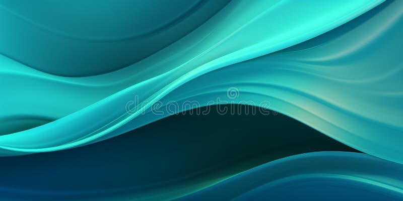 Turquoise Crystal Creative Abstract Wavy Texture. Stock Illustration ...