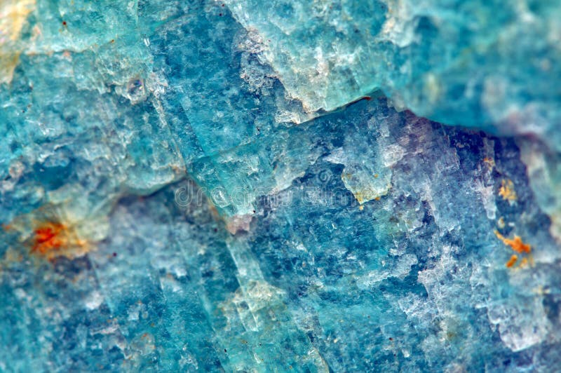 Turquoise Crystal Structure. Wide Banner of Abstract Crystal Background ...