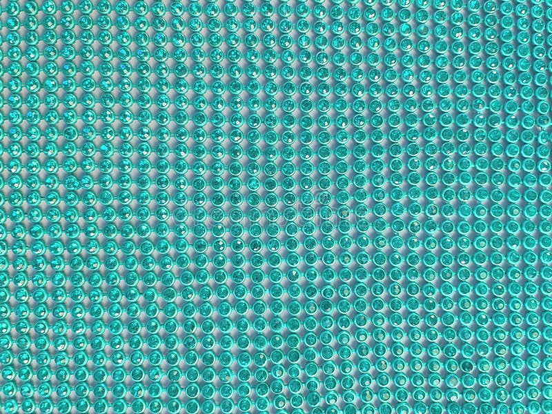 Turquoise Crystals of Rhinestones Stock Image - Image of garment ...