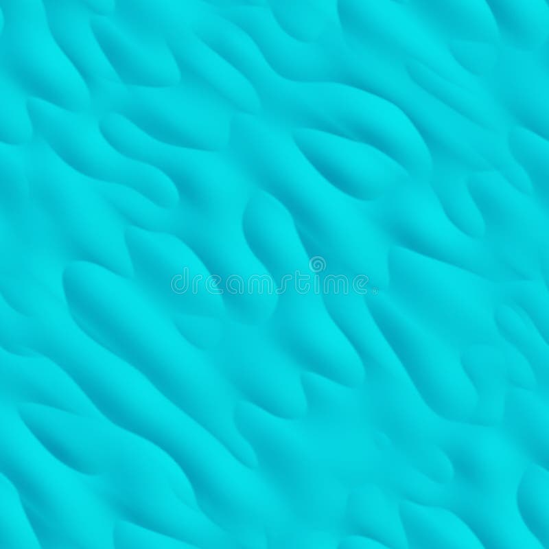 Turquoise Desert with Dunes. Beautiful Seamless Abstraction with ...