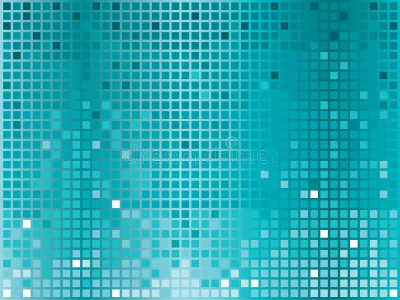 Blue Ocean Disco Matrix Background Stock Illustration - Illustration of ...