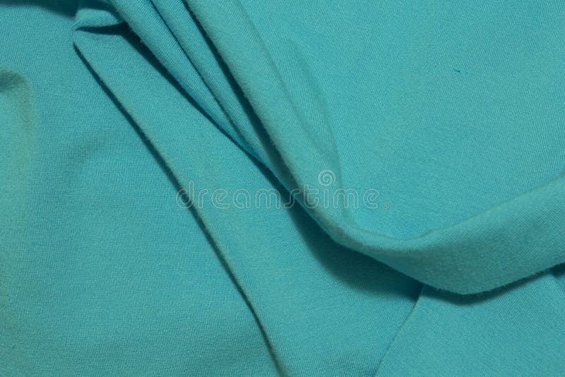 Turquoise Fabric Background Stock Photo - Image of background, blue ...