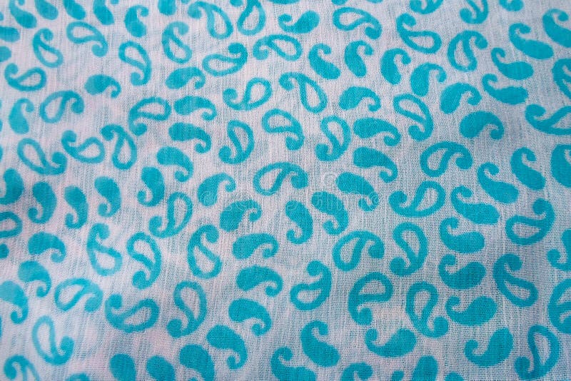 Turquoise Fabric Texture. Textile Background. Cloth on Fabric Stock ...