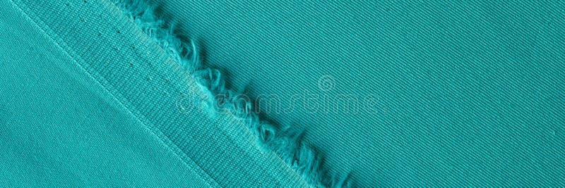 Turquoise Fabric and Textured of Threads of Bright Cloth Stock Photo ...