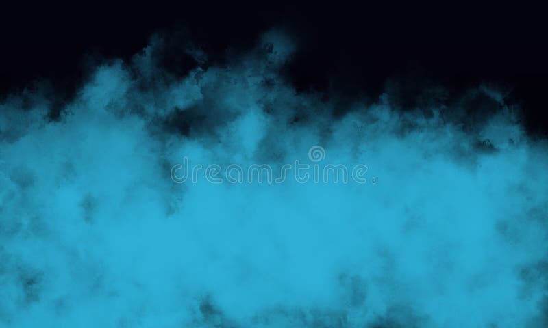 Turquoise Fog or Smoke on Dark Space Background Stock Image - Image of ...
