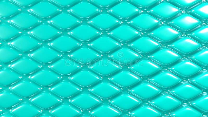 Turquoise Geometric Background with Relief. 3d Illustration, 3d ...