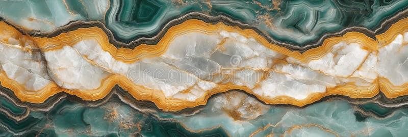 Turquoise and Gold Marble with Onyx Crystal Geode Texture, Luxurious ...