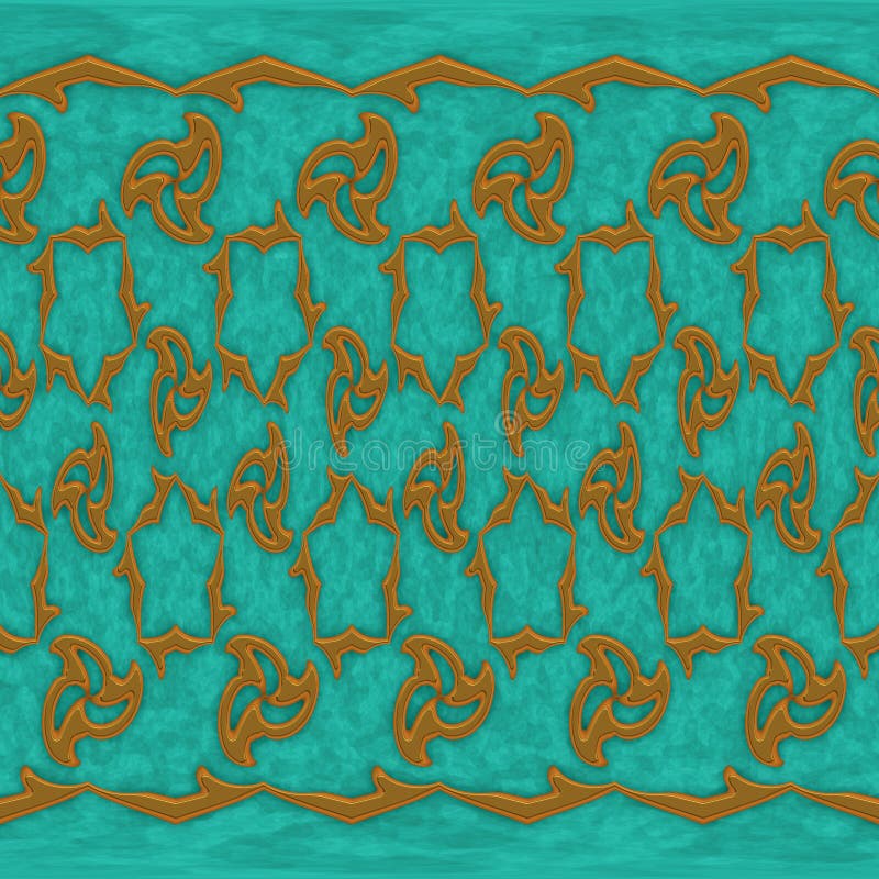 Turquoise and Gold Marble stock illustration. Illustration of gold ...