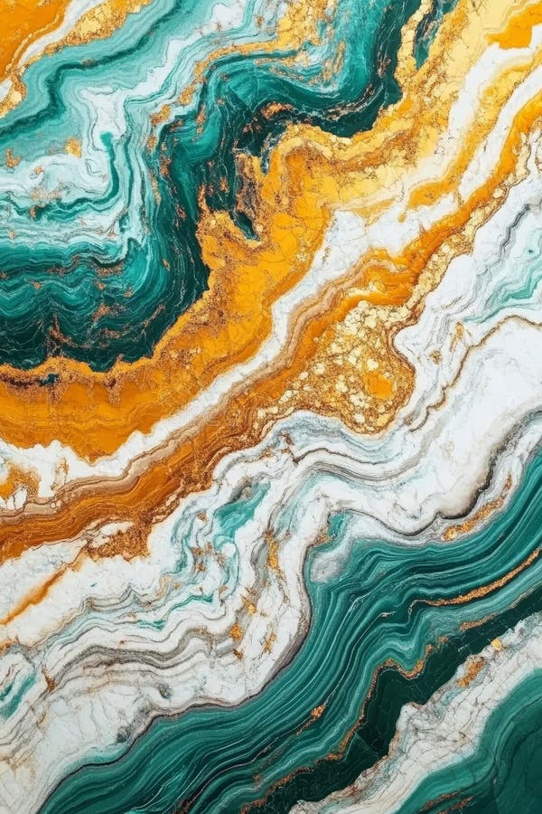 Turquoise and Gold Marble Texture, Luxury Abstract Background, Teal ...