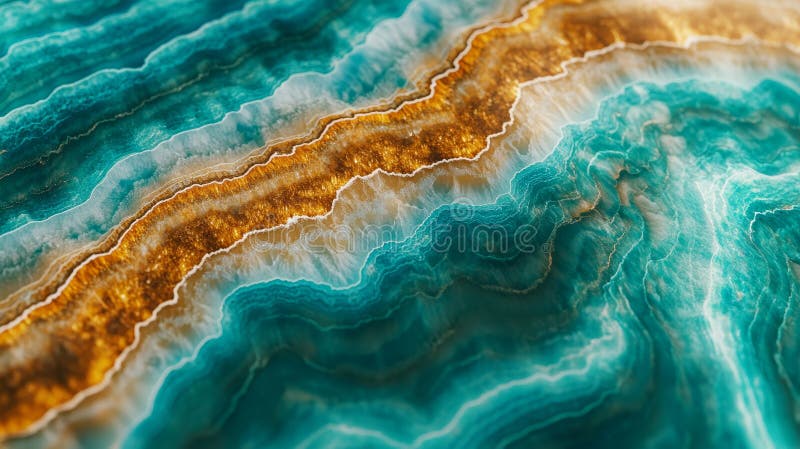 Turquoise and Gold Onyx Marble Texture. Luxury Stone Background Design ...