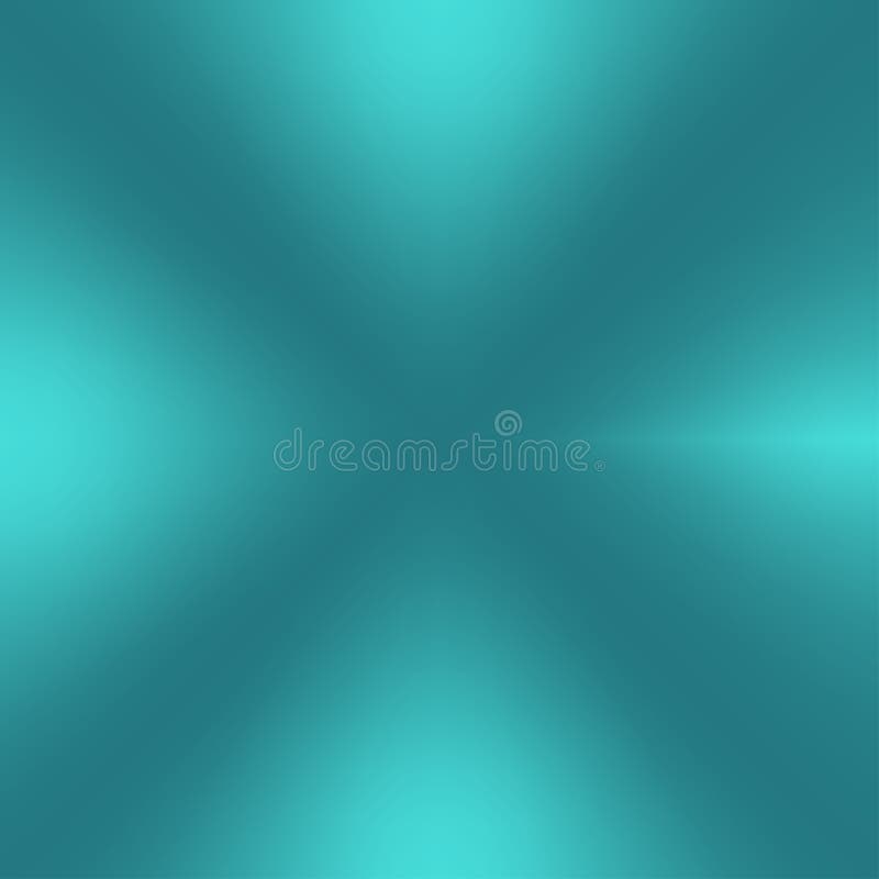 Turquoise Gradient Background. Light Realistic, Shiny Metallic Blank ...