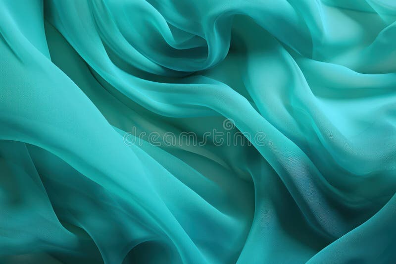 Turquoise Green and Blue Paint Create a Textured Fabric Stock ...
