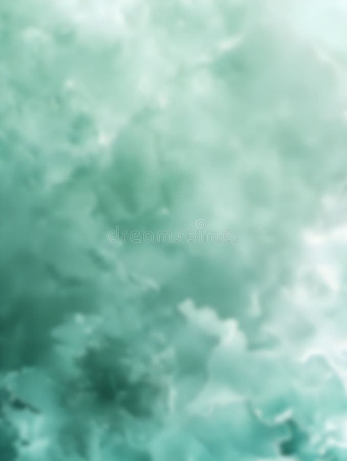 Turquoise Green Blurred Background. Portrait Backdrop for Studio. Stock ...