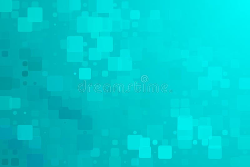 Turquoise Green Glowing Various Tiles Background Stock Vector ...