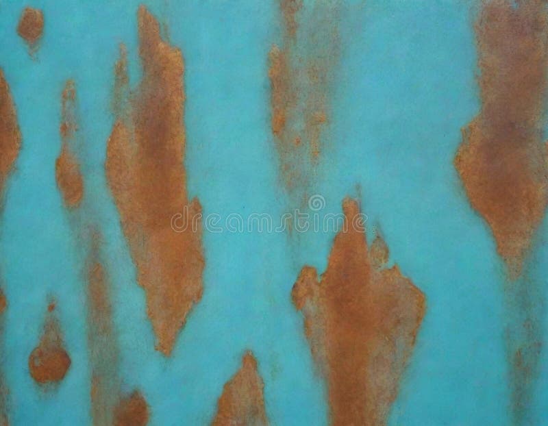 Turquoise Grunge Rusty Texture Background Aqua. Stock Illustration ...
