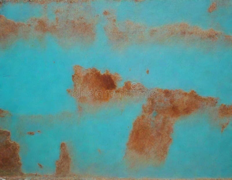 Turquoise Grunge Rusty Texture Background Aqua. Stock Illustration ...