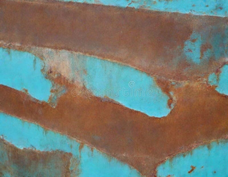Turquoise Grunge Rusty Texture Background Aqua. Stock Illustration ...