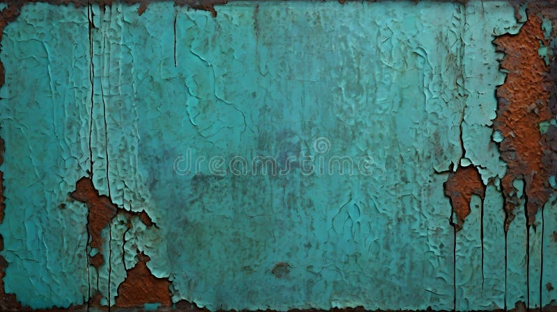 Turquoise Grunge Texture Background Distressed Surface in Aqua Blue ...