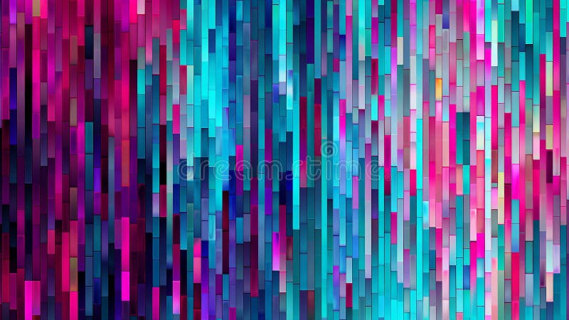 Turquoise and Hot Pink Digital Pixelation Modern Patterns Stock ...