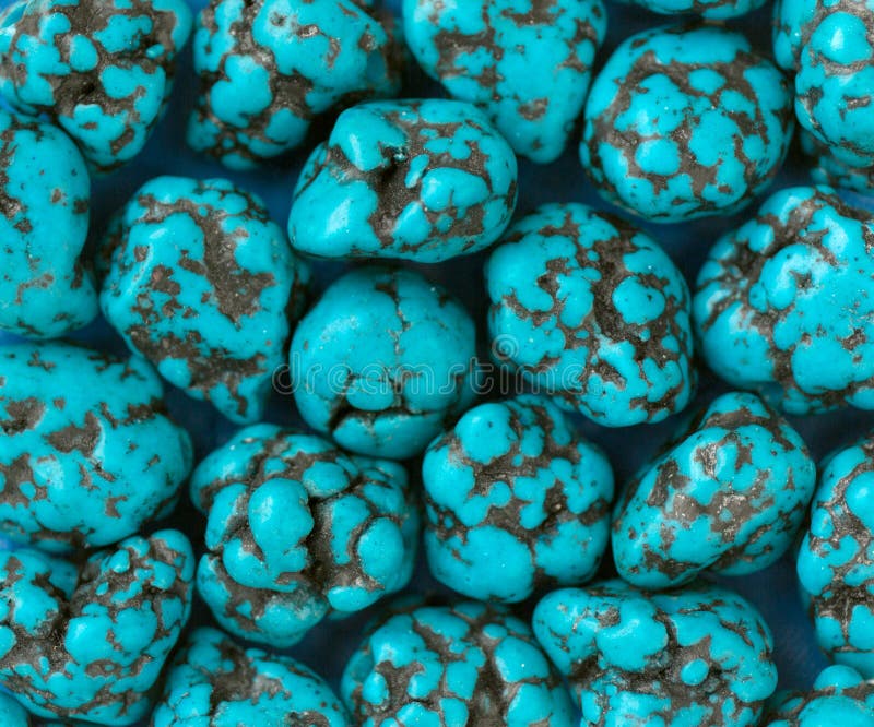 Turquoise Imitation Stone Background. Blue Texture. Stock Photo - Image ...