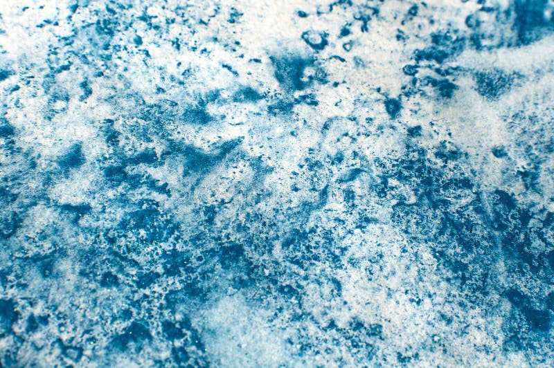 Turquoise Liquid Marbled Abstract Background. Glitter and Pigment ...