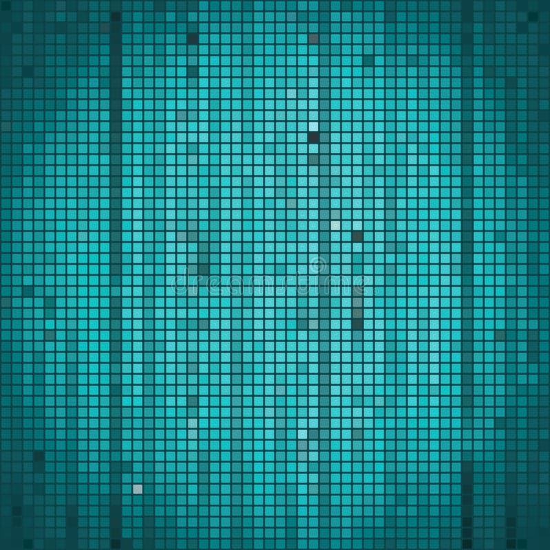 Turquoise Mosaic Pattern Tiles Abstract Background Stock Vector ...