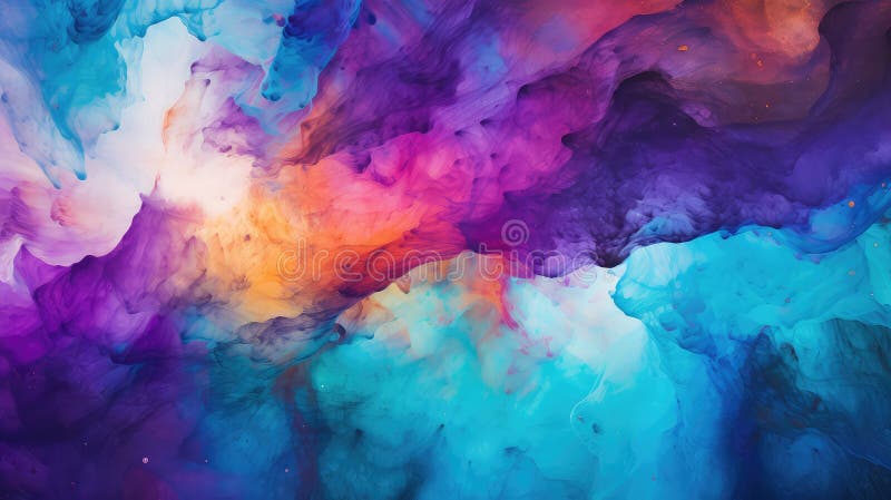 Turquoise nebula texture stock illustration. Illustration of stellar ...