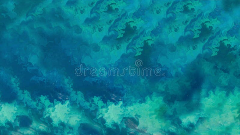 Turquoise Ocean Texture Background,Planktons in Blue Water ...