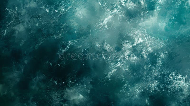 Turquoise Ocean Waves Abstract Aerial, Deep Sea Water Texture ...