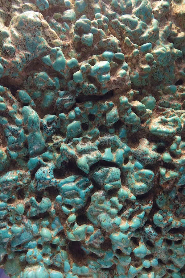 Turquoise ore stock photo. Image of ores, specimen, display - 135403880