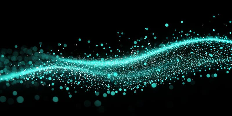 Turquoise Particles Cluster and Flow in a Mesmerizing Wave ...