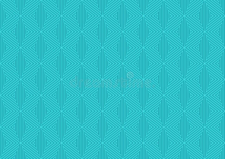 Turquoise Pattern with Triangular Mosaic Stock Vector - Illustration of decoration, triangular ...