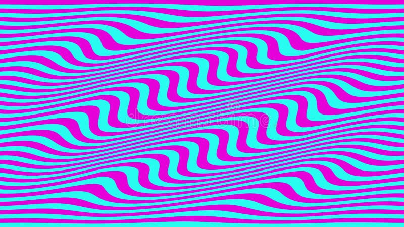 Turquoise and Pink Ripple and Wave Pattern in Motion Stock Video ...