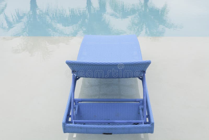 Turquoise Pool Bench stock photo. Image of relax, view - 44829692