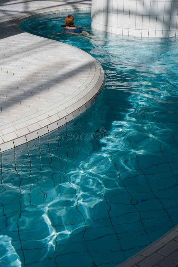 Turquoise Pool with Sunlight Reflections Stock Photo - Image of light ...