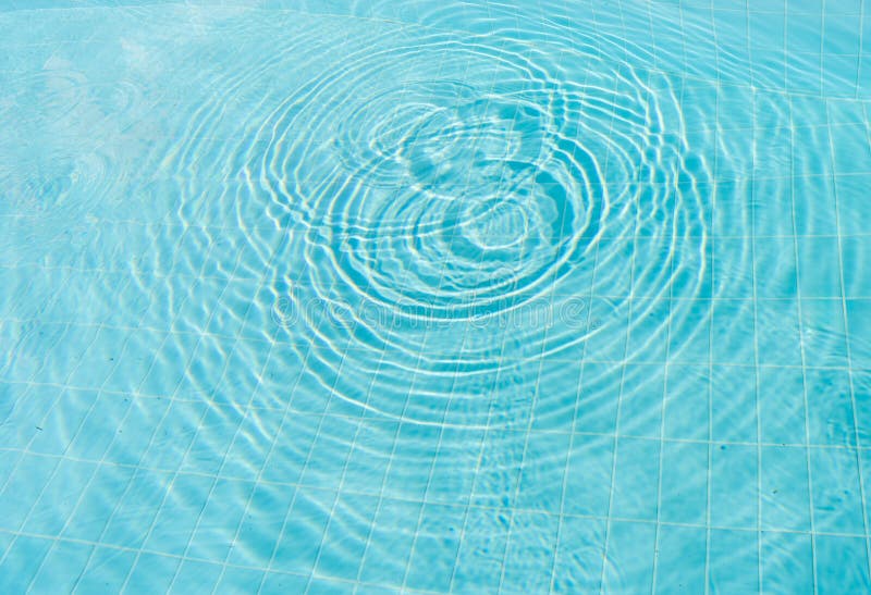 Turquoise Pool Water with Ripple Effect. Stock Photo - Image of surface ...