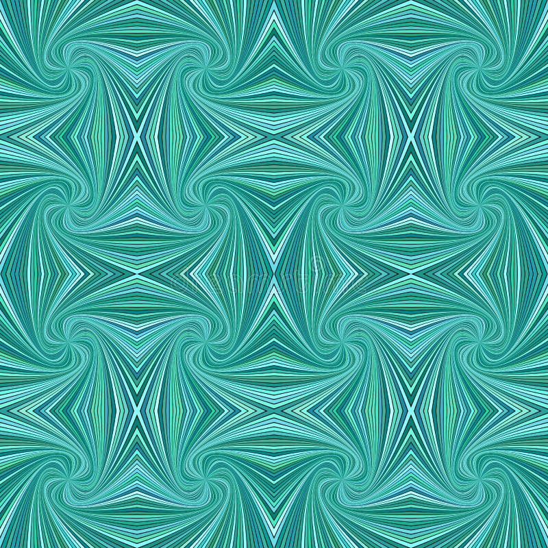 Turquoise Psychedelic Abstract Seamless Striped Spiral Vortex Pattern ...