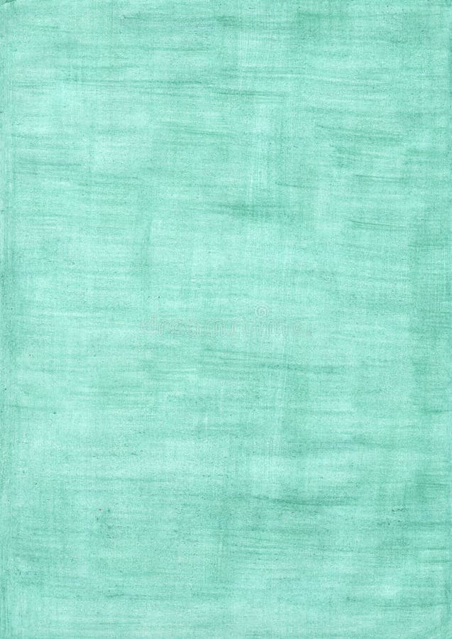 Turquoise Rectangle Sheet of Paper Colored with Pencil Stock ...