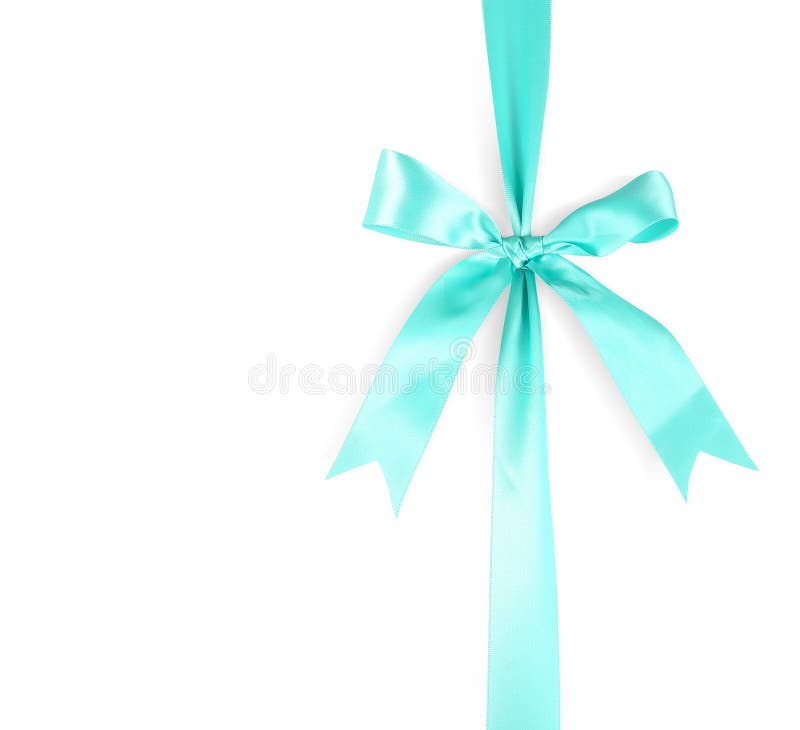 Turquoise ribbon stock image. Image of white, holiday - 63442729